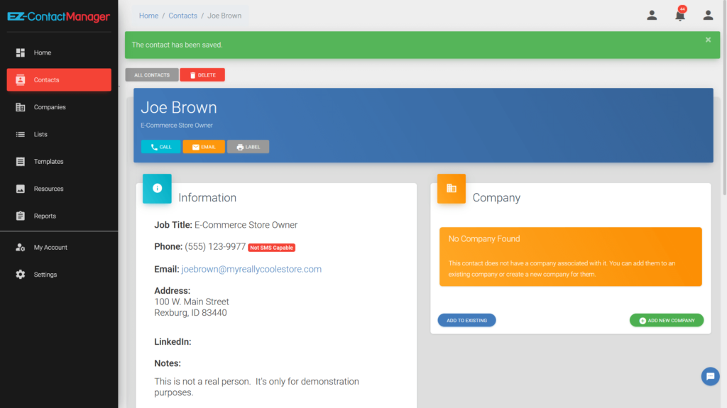 How To Add New Contacts in EZ-ContactManager - EZ-ContactManager